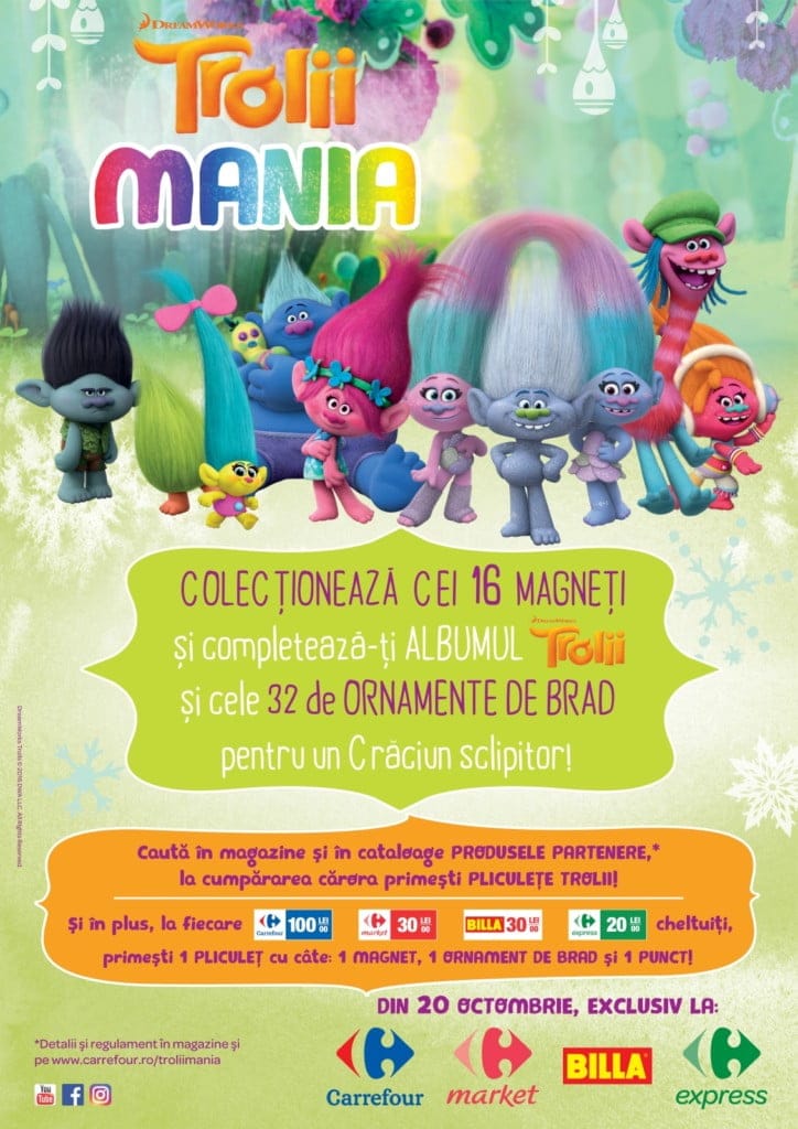 Carrefour şi BILLA te invită într-o lume “trolifică”, alături de ...